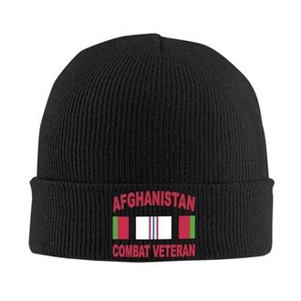 Generic Vétéran des Combats en Afghanistan Femme Homme Bonnet De Pêcheur Élastique Bonnet De Trawler Doux Skull Cap pour Toutes Les Saisons Ski Le Quotidien