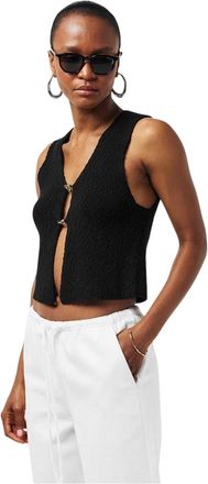 Edited Rike Top f&uuml;r Damen, &Auml;rmellos (Schwarz)