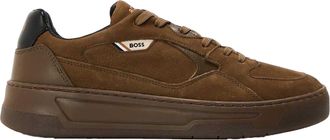 HUGO BOSS Baltimore Sneaker f&uuml;r Herren, Canvas (Dunkelgr&uuml;n)