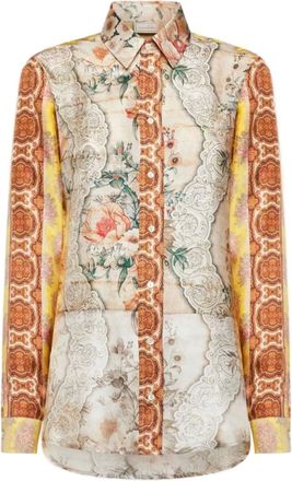 Pierre-Louis Mascia chemise en soie à fleurs - Tons neutres