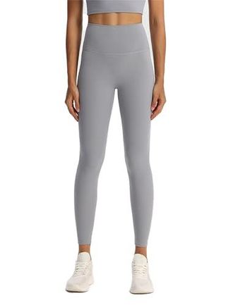 Generic Creamlush Legging taille haute &eacute;pais sans couture pour femme, doux comme du beurre, extensible, contr&ocirc;le du ventre, salon, entra&icirc;nement, yoga, course 
