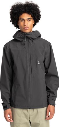 Quiksilver Mens Overcast 10K Jacket, Tarmac, XXL