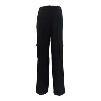 Guess Schwarze Slim Fit Hose - - Trousers - Damen - Schwarzk - S