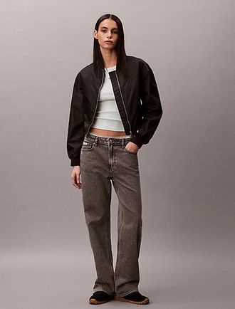 Calvin Klein Badge-tanktop Aus Gerippter Baumwolle - Sprout Green - Damen - XXL