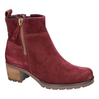 Gabor Dreamvelour Stiefelette - - Shoes - Damen - Rot - 38 1/2 EU