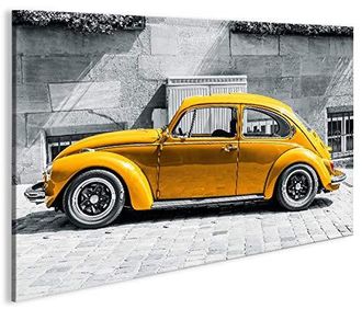 Islandburner Tableau sur toile - Motif coccinelle culte - 1p XXL - Poster sur toile - Article de d&eacute;coration pour salon