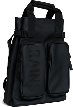 Rains Stilvolle Bucket Bag & Rucksack - - Sport - Herren - Schwarzk - ONE SIZE