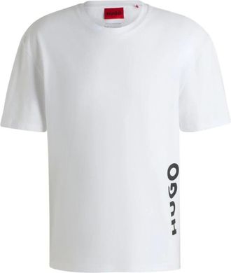 HUGO BOSS Homme, Tops, Blanc, Taille: XL TShirt MC coton