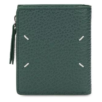 Maison Margiela Portefeuille Bifold - Femme - Accessoires - Vert - Taille: ONE Size