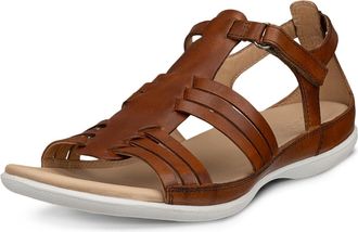 Ecco Damen Flash Roman Sandale, Sattel, 38.5 EU