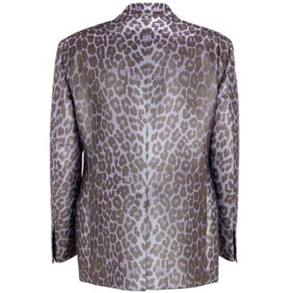 Tom Ford Mens Purple Viscose Blazer Clothing