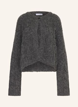Mrs & Hugs Mrs & Hugs Strickjacke Mit Alpaka grau