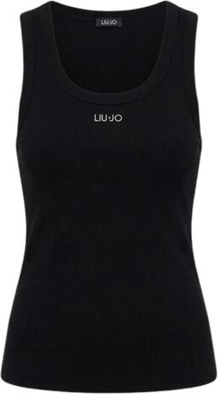 Liu Jo Femme, Tops, Noir, Taille: 40 FR Sleeveless Top