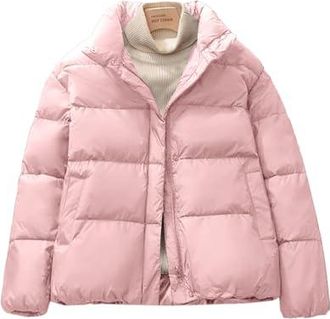 Generic Anorak Femme Avec Capuche Doudoune Légère Femme 2024 Down Cotton Cotton Short Versatile Fashion Small People Bread Clothing Winter Thickened Stand Up 