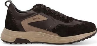 Melluso Baskets Homme en Daim et Cuir Marron u56040 41