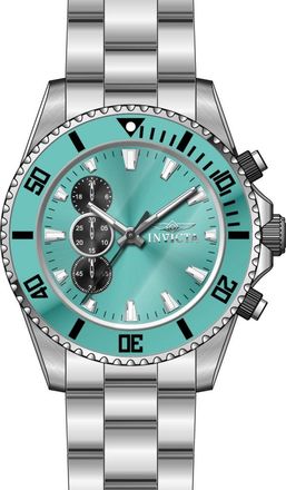 Invicta Pro Diver 51125 Herrenuhr - Quarzwerk - Edelstahl mit blauem Zifferblatt - 44 mm