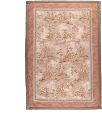 Bassetti ACQUAFORTE Plaid aus 100% Baumwolle in der Farbe TERAKOTTA 41, Ma&szlig;e: 135X190 cm - 9333420