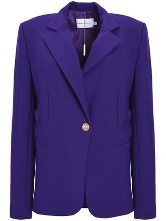 Simona Corsellini blazer à simple boutonnage - Violet