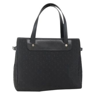 Celine Sac &agrave; main en toile Pre-owned - Femme - Pre-owned - Noir - Taille: ONE Size