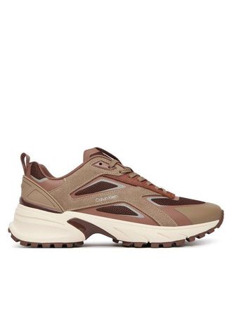 Calvin Klein Sneakers Hike Runner Ck Stripe Refl Su HW0HW03107 Braun