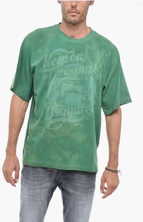 Dsquared2 Iron-fit T-shirt with Acid Wash Effect size M