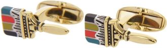 Paul Smith Homme, Accessoires, Jaune, Taille: ONE Size Boutons de Manchette Pinceau
