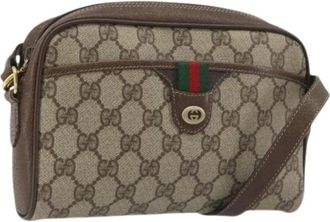 Gucci Sac bandouli&egrave;re vintage doccasion - Femme - Pre-owned - Beige - Taille: ONE Size