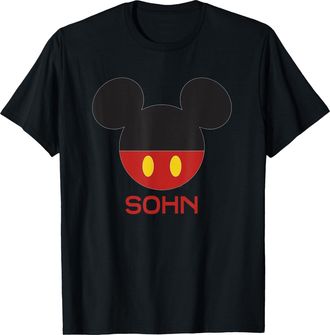 Disney Mickey Mouse Red Shorts Icon Sohn Family German T-Shirt