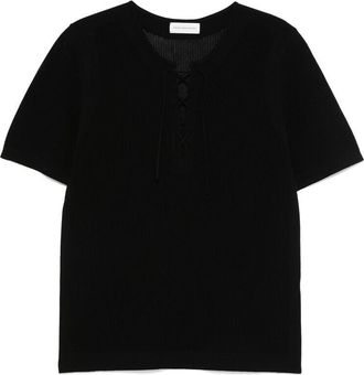 Dries Van Noten Open-knit T-shirt
