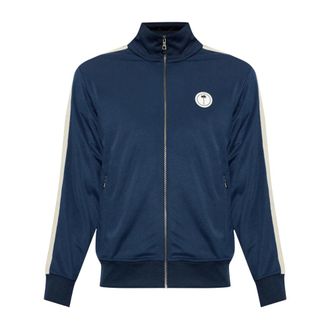Palm Angels SweaT-shirt &agrave; col montant - Homme - Sport - Bleu - Taille: XL