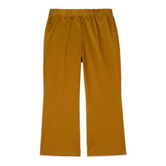 Oltre Baumwollmischung Cropped-Hose - - Trousers - Damen - Braun - 3XL