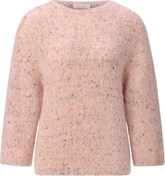 Rich & Royal Rich & Royal - Pull Col Rond Neps Sans Couture - Femme - Pulls - Rose - Taille: 40 FR