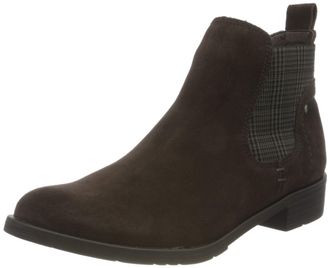 Jana 100% comfort Damen 8-8-25412-25 Stiefelette, Mocca, 38 EU Weit
