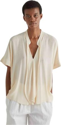 Meimeij Femme, Blouses et Chemises, Beige, Taille: 42 FR M6Pe00-336 Chantilly