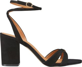 Cosmoparis Femme, Chaussures, Noir, Taille: 40 EU Sandale &agrave; Talon en Nubuck Noir Flora