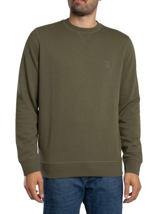 HUGO BOSS Westart Sweatshirt - Gr&uuml;n