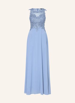 Apart Abendkleid Mit Spitze blau
