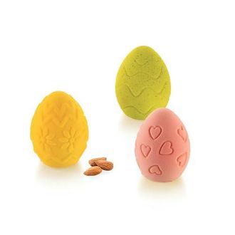 Silikomart EGG HUNT Silikonformen für Eierkuchen - 11 Hohlräume Ø 53 H 67 mm Vol 100 ml - professionelles Zubehör für Ostern und Gebäck - Einzelportionsformen fü
