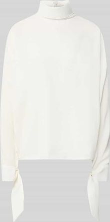 Emporio Armani Relaxed Fit Langarmbluse mit Rollkragen