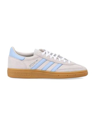 adidas Low-Top Sneaker - Suede Handball Spezial Sneakers With T-Toe Design - Gr. 5_5 - in Wei&szlig; - f&uuml;r Damen