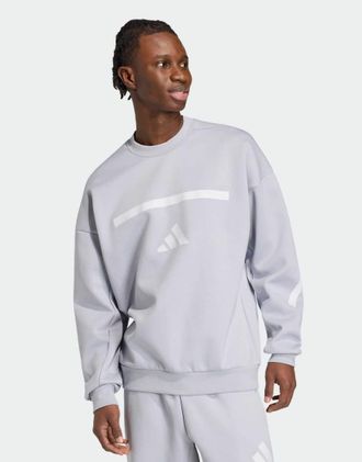 adidas adidas Performance - New adidas Z.n.e - Sweat - Halo argent&eacute;