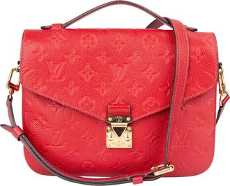 Louis Vuitton Crossbody Bags - Louis Vuitton Empreinte Leather Metis Handbag - Gr. unisize - in Rot - f&uuml;r Damen