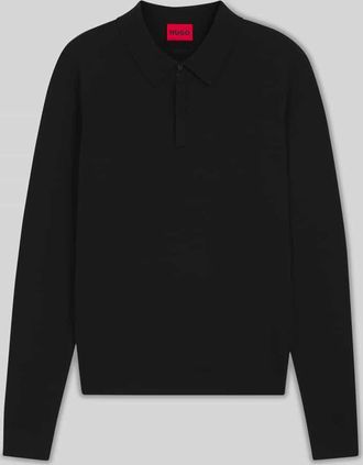 HUGO BOSS Slim Fit Poloshirt aus Viskose-Mix