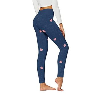 Generic Legging gainant pour la Saint-Valentin, pour femme, pour la course &agrave; pied, le contr&ocirc;le de la course &agrave; pied, le pilates, amincissant, le yoga, le ventr