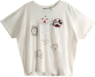 Paly Hollywood Homme, Tops, Blanc, Taille: M Graphic T-Shirt