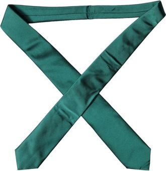 Dolce & Gabbana Femme, Accessoires, Vert, Taille: ONE Size Cravate
