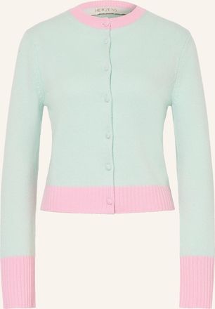 Herzen&rsquo;s Angelegenheit Herzens Strickjacke Aus Cashmere gruen