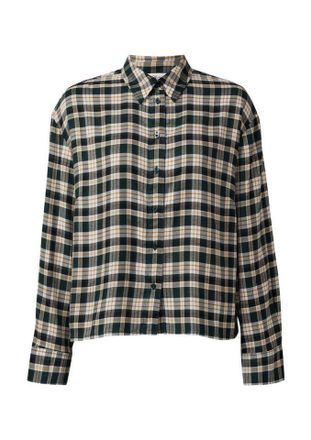 s.Oliver Langarmbluse Bluse Hemdbluse im Relaxed Fit mit Raffung am R&uuml;cken