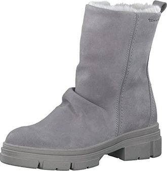 Tamaris Femme 1-26934-39 Botte Tendance, Gris, 37 EU