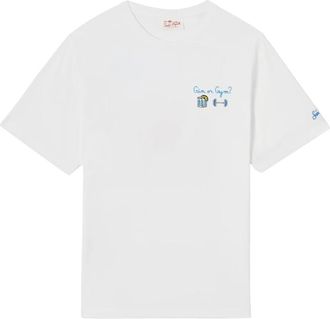MC2 Saint Barth Homme, Tops, Blanc, Taille: XL T-Shirt Portofino